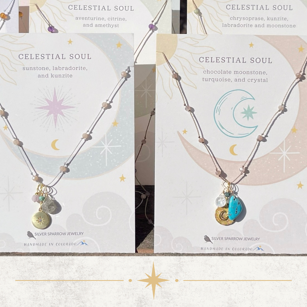 Celestial Soul Necklaces – Silver Sparrow Jewelry