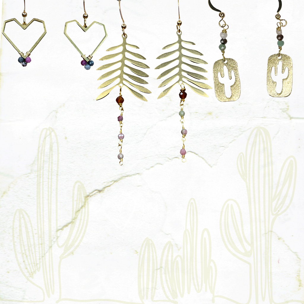 Fancy Gold Earring Collection – Page 4 – Silver Sparrow Jewelry